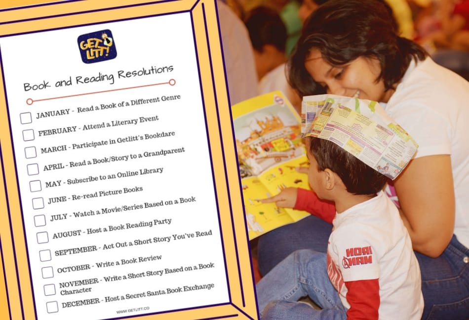 New Year's Resolutions For Kids Based on Books and Reading - GetLitt!