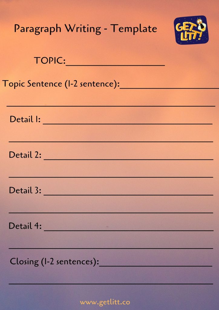 Paragraph Structure Template